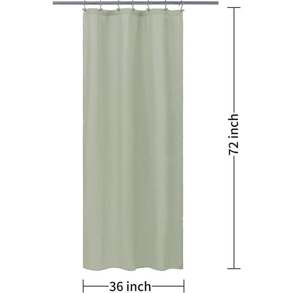 Aoibox 36 in. W x 72 in. L Waterproof Fabric Shower Curtain in Desert Sage SNPH004IN371 The Home Depot