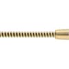 Delta 70 in. UltraFlex Hand Shower Hose in Polished Brass with Black ...