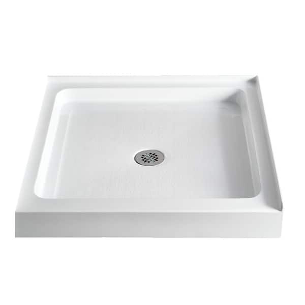 ANZZI Randi Base Series 36 in. L x 36 in. W Corner Shower Shower Pan ...