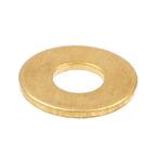 Prime-Line 3/8 in. x 7/8 in. O.D. SAE Solid Brass Flat Washers (15-Pack ...