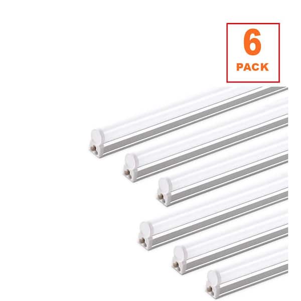 2ft 10-Watt LED Shop Light T5 Tube 6500K Bright White Ceiling Under ...