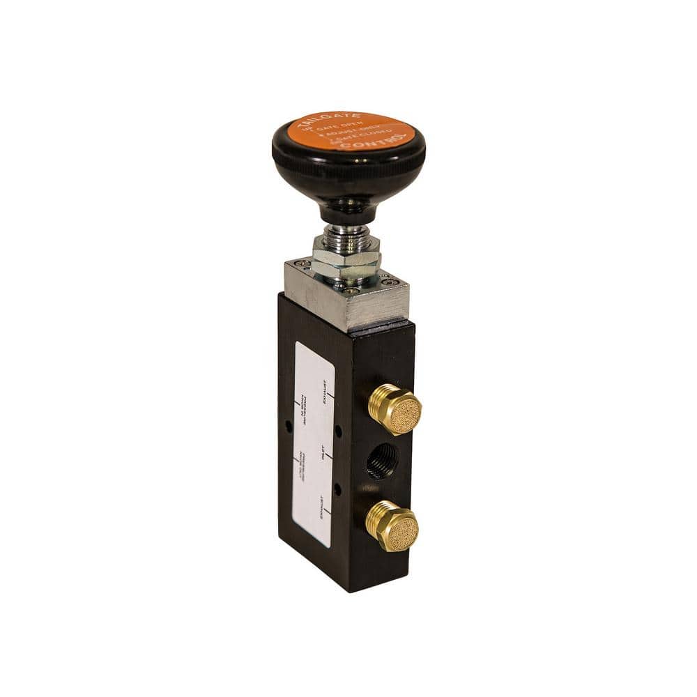 BUYERS PRODUCTS 4-Way 3-Position Manual Air Valve With Five 1/4 in. NPT ...