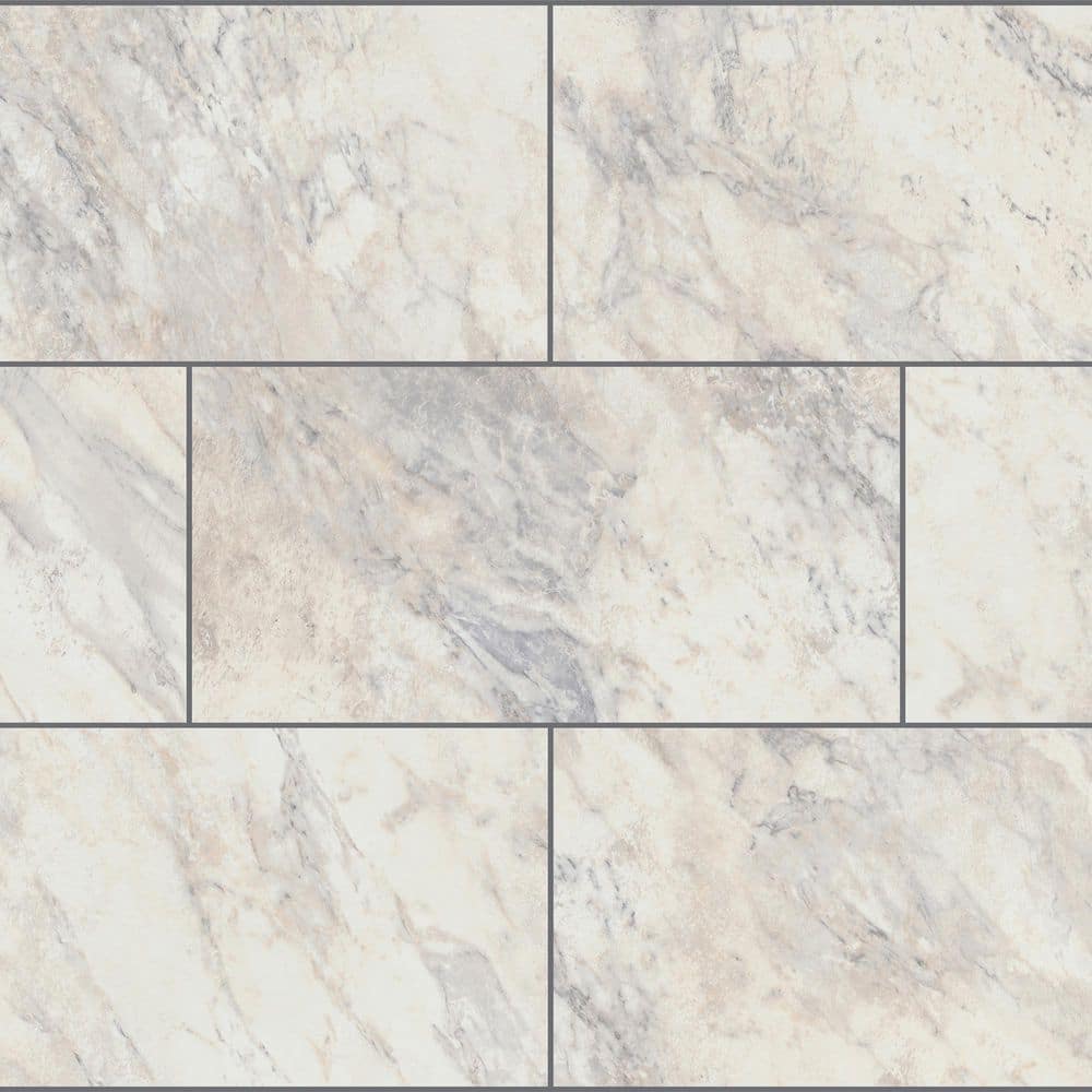 Lifeproof Sand Hills Marble 12 MIL x 12 in. W x 24 in. L Click Lock ...
