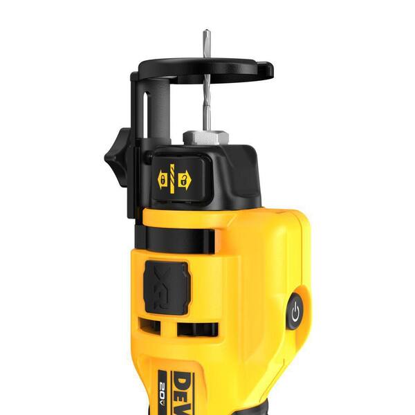 DEWALT XR 20V Lithium Ion Cordless Rotary Drywall Cut Out Tool Tool Only DCE555B The Home Depot