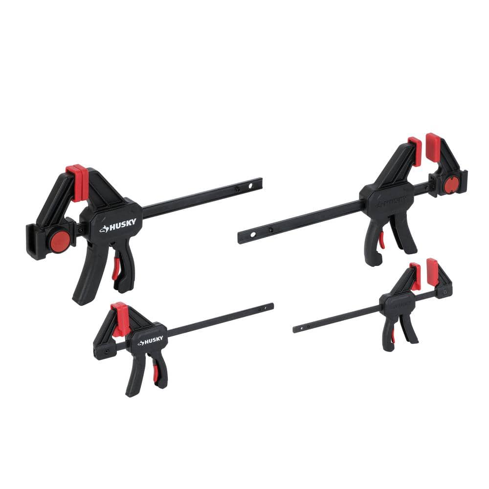 Husky Trigger Clamp Set (4-Piece) 00134 - The Home Depot