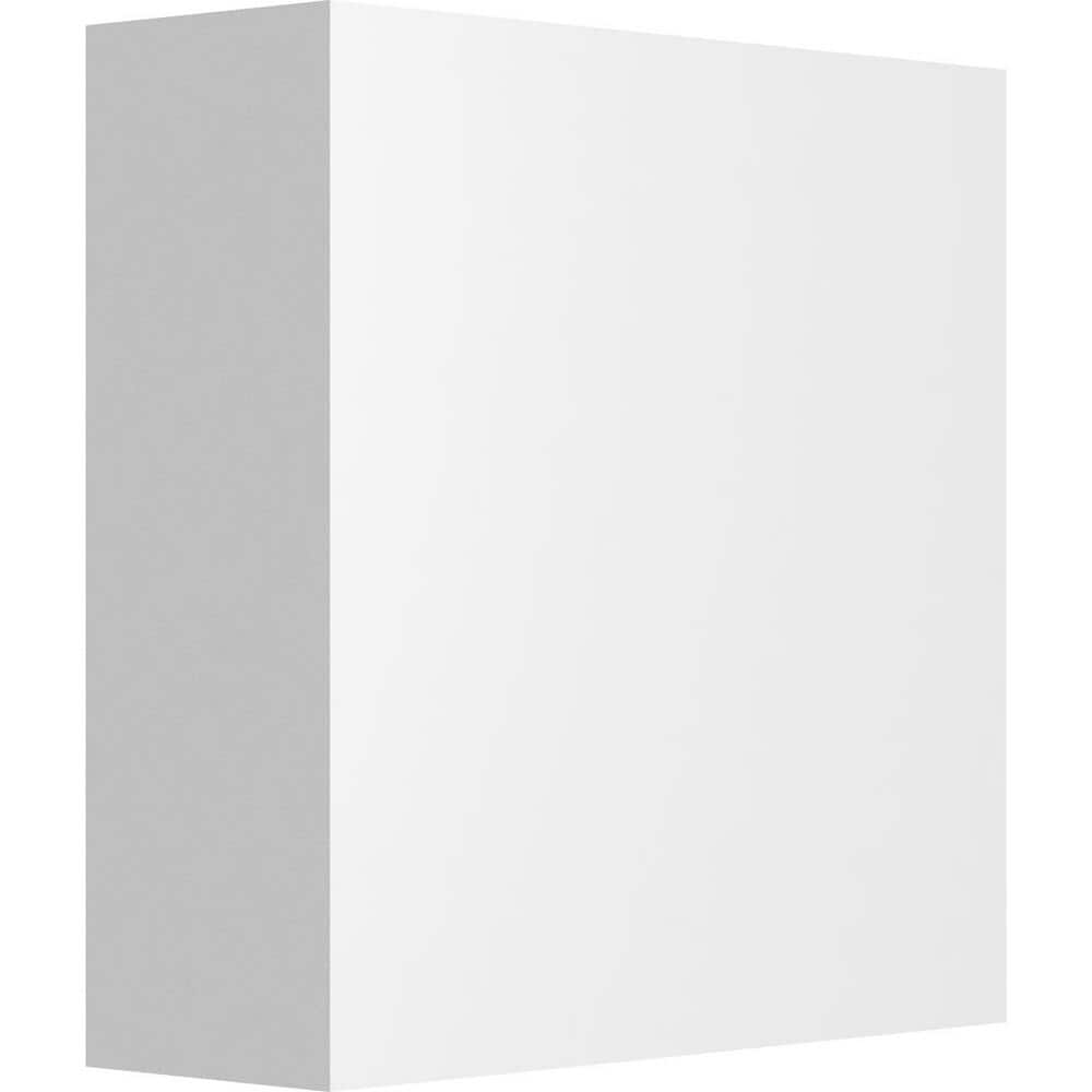 Ekena Millwork 1 in. x 3 in. x 3 in. PVC Standard Sedgwick Rosette with ...