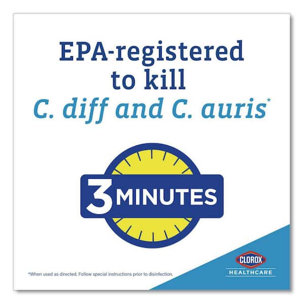 Clorox Healthcare Bleach Germicidal Disinfecting Wipes, 6 in. x 5in ...