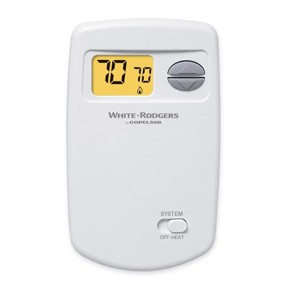 Copeland White-Rodgers 70 Series Classic, Non-Programmable, Heat Only ...