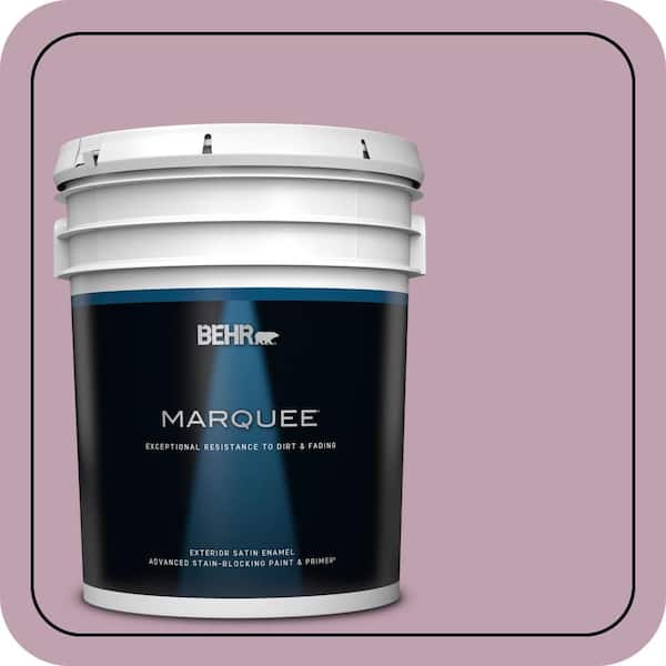 BEHR MARQUEE 5 gal. #S120-4 Decanting Satin Enamel Exterior Paint ...