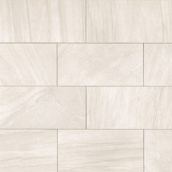 Bedrosians Purestone 12 in. x 24 in. Matte Natural Porcelain Tile in ...