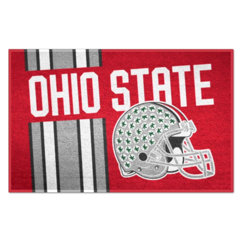 FANMATS NCAA Ohio State University Red 2 ft. x 3 ft. Area Rug 18768 ...
