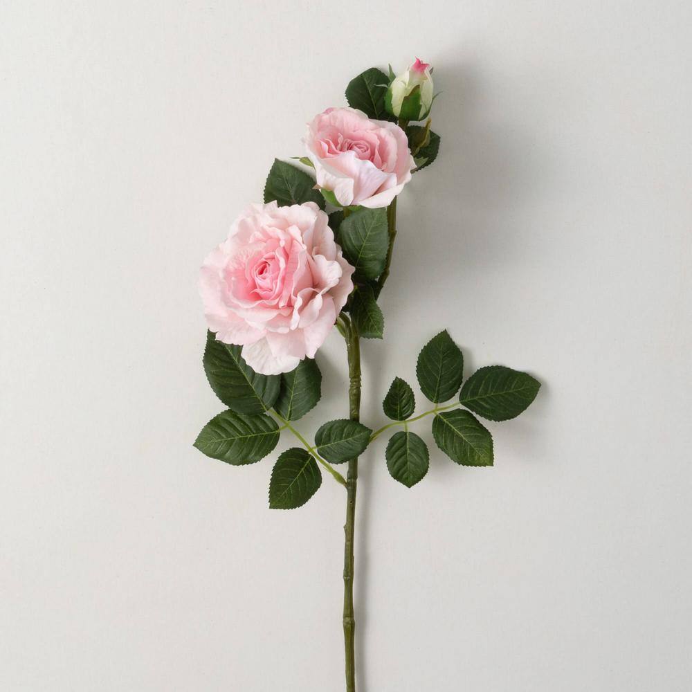 SULLIVANS 29 .5" Artificial Pink Rose Spray GA1641 PI - The Home Depot