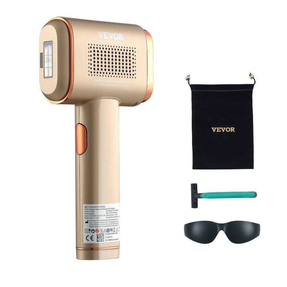 VEVOR 3-in-1 Hair Removal 19J IPL Permanent Auto/Manual Modes 5-Levels ...