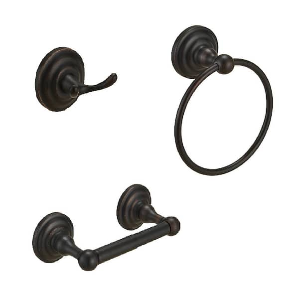 Bwe 3 Piece Bath Hardware Set Bathroom Accessories Set Toilet Paper