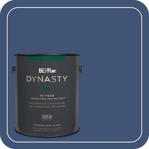 BEHR PREMIUM PLUS 8 oz. #600D-7 Daring Indigo Eggshell Enamel Interior ...