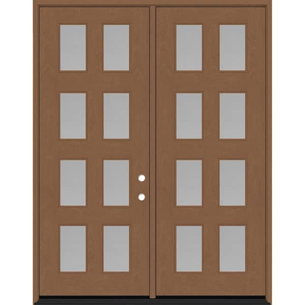 Steves & Sons Regency 72 in. x 96 in. 8L Modern Clear Glass LHIS ...