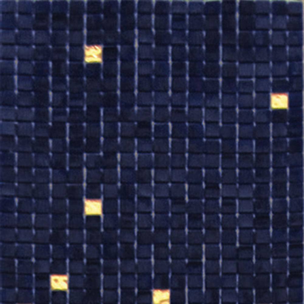 Apollo Tile Mingles 4" x 6" Glossy Dark Blue Glass Mosaic Uniform ...