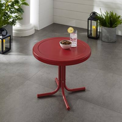 Red - Outdoor Side Tables - Patio Tables - The Home Depot