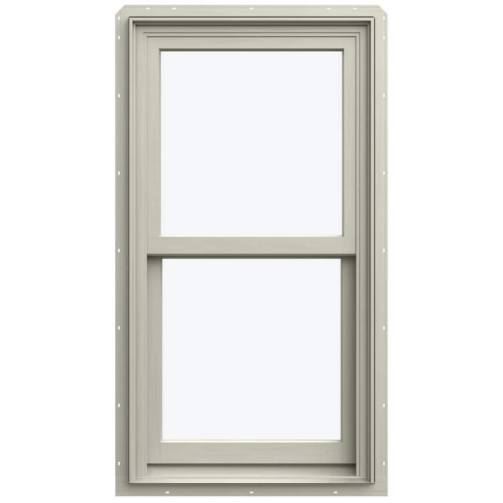 JELD-WEN 29.375 in. x 48 in. W-5500 Double Hung Wood Clad Window ...