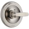 Delta Foundations 1-Handle Wall-Mount Valve Trim Kit in Stainless ...