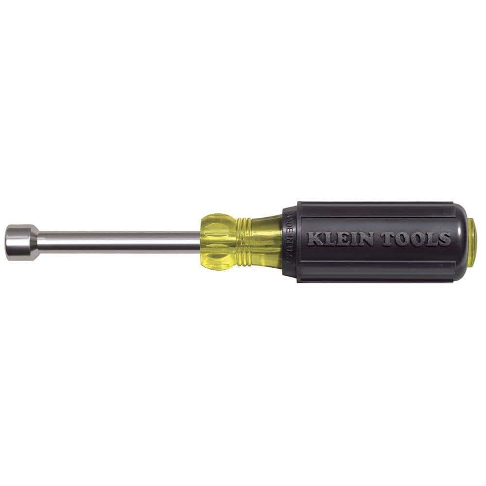 Klein Tools 7/16 in. Magnetic Tip Nut Driver with 3 in. Hollow Shaft ...