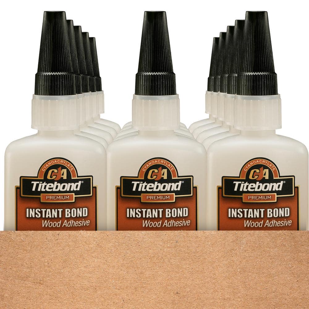 Titebond 2 oz. Instant Bond Wood Adhesive Medium (15-Pack) 6211 - The ...