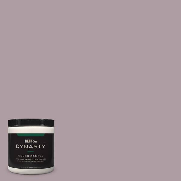 BEHR DYNASTY 8 oz. #PMD-34 Wild Lilac Semi-Gloss Enamel Stain-Blocking ...