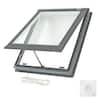 VELUX 30-1/16 in. x 37-7/8 in. Fresh Air Electric Venting Deck-Mount Skylight with Laminated Low ...