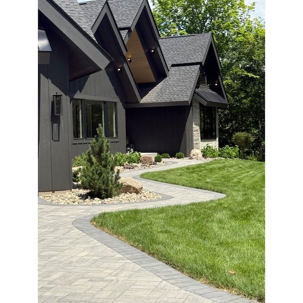 interlock Reno 14.75in. x 9.875 in. x 2.375 in. Rectangle Cascade Face Mix Concrete Paver Pallet ...