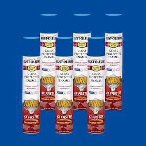 Rust-Oleum Stops Rust 24 oz. Turbo Spray System Gloss Sunrise Red Spray ...