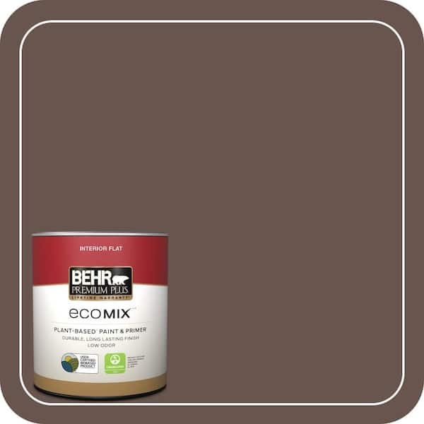 BEHR PREMIUM PLUS 1 qt. Home Decorators #HDC-CL-13A Library Leather ...