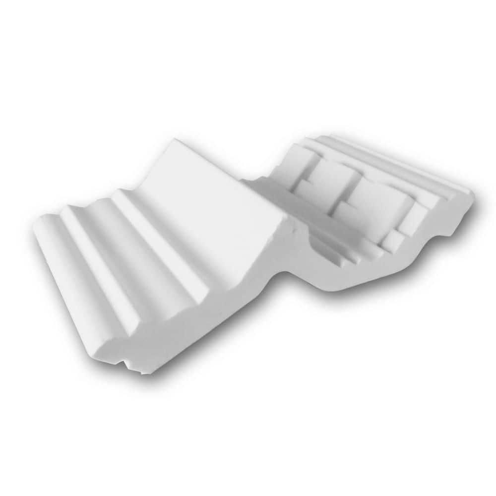 ORAC DECOR 4-5/8 in. D x 4-3/8 in. W x 4 in. Dentil Primed White ...