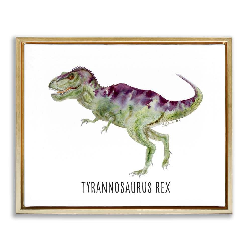 Stupell Industries Tyrannosaurus Rex Dinosaur Learning by Brett ...