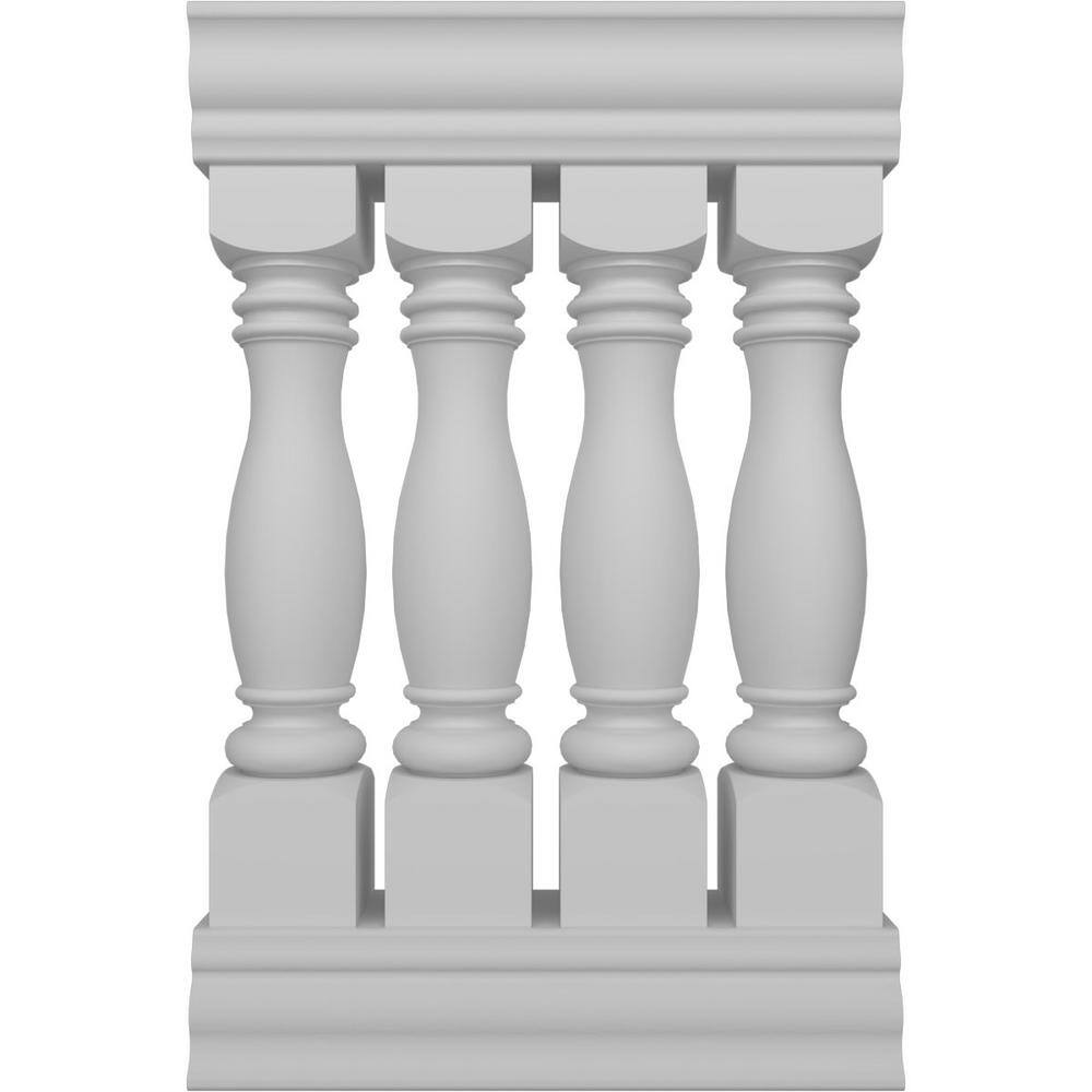 Ekena Millwork Fiberthane Embassy Balustrade 24 in. L x 40 in. H ...