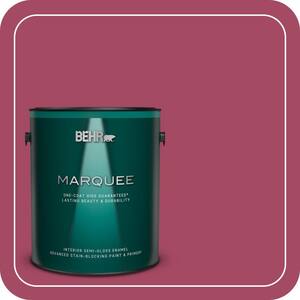 BEHR PREMIUM PLUS 8 oz. #120D-5 Glazed Raspberry Semi-Gloss Interior ...