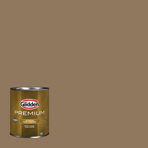Glidden Premium 5 gal. PPG1085-6 Hat Box Brown Semi-Gloss Exterior ...