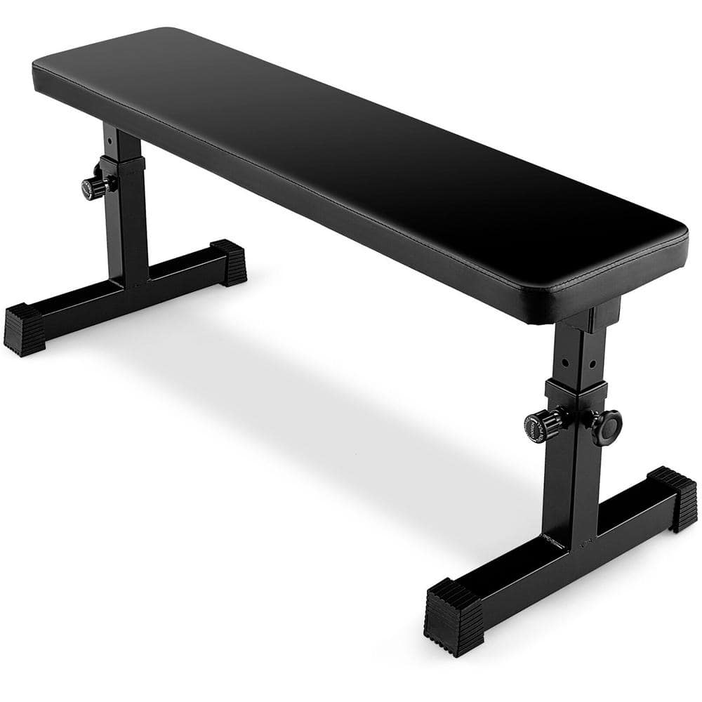 Gymax Full Body Workout Flat Weight Bench Weight Training with 5-Level ...