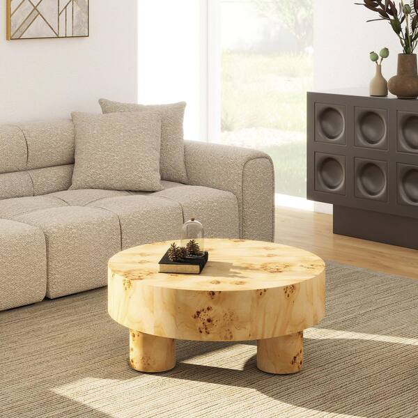 Jennifer Taylor Nebula 35.5 in. Burl Wood Round Pillar Leg Jennifer Taylor Nebula 35.5 in. Burl Wood Round Pillar Leg
