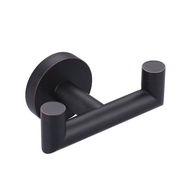 ALEASHA J-Hook Double Robe/Towel Hook in Oil Rubbed Bronze AL-8J307RB ...