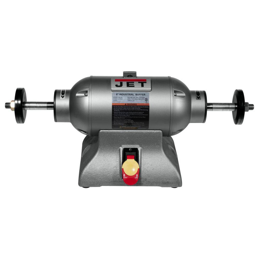 Jet 8 in. Bench Industrial Buffer 577408 - The Home Depot