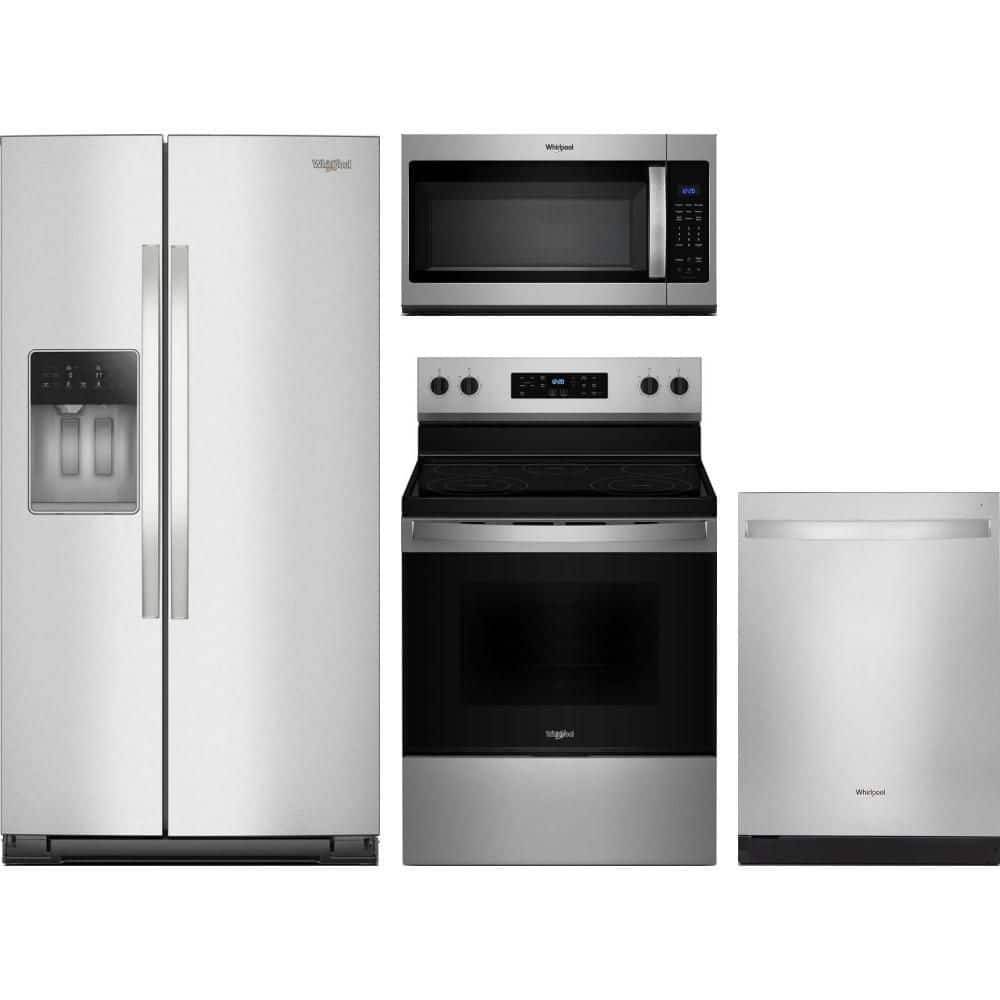 Whirlpool 28.7 cu. ft. Standard Depth Refrigerator with 5 Burner ...