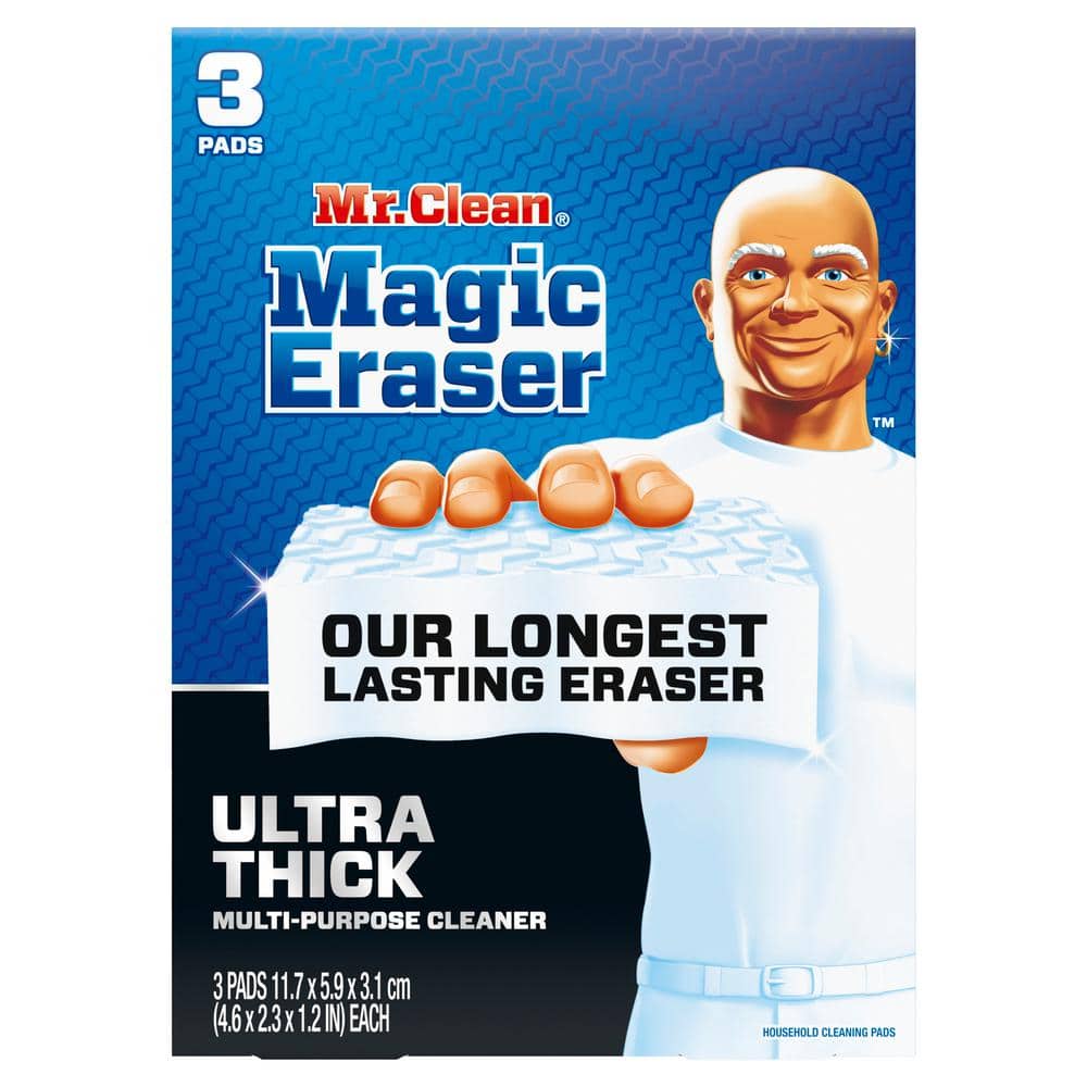 Mr. Clean Magic Eraser Ultra Thick All Purpose Cleaner Sponge (3 CNT ...