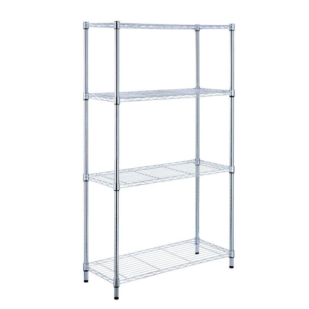 Reviews for HDX 4-Shelf 36 in. W x 14 in. L x 54 in. H Storage Unit ...