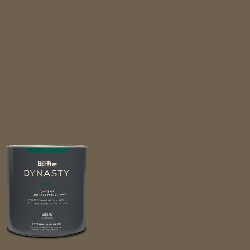 BEHR DYNASTY 1 qt. #N310-7 Classic Bronze Semi-Gloss Exterior Stain ...