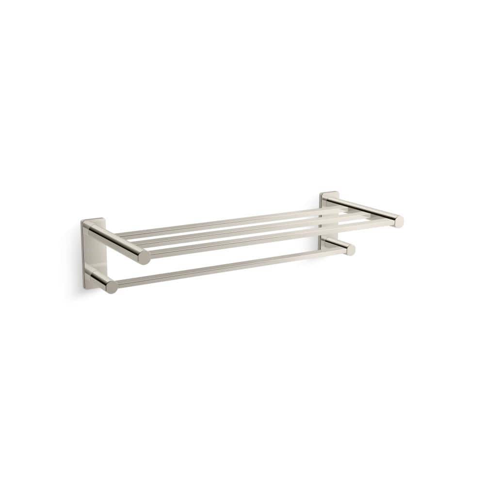 KOHLER Parallel 24 in. Wall Mounted Hotelier Guest Towel Holder in ...
