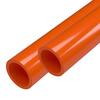 Formufit 1 in. x 5 ft. Orange Furniture Grade Schedule 40 PVC Pipe (2 ...