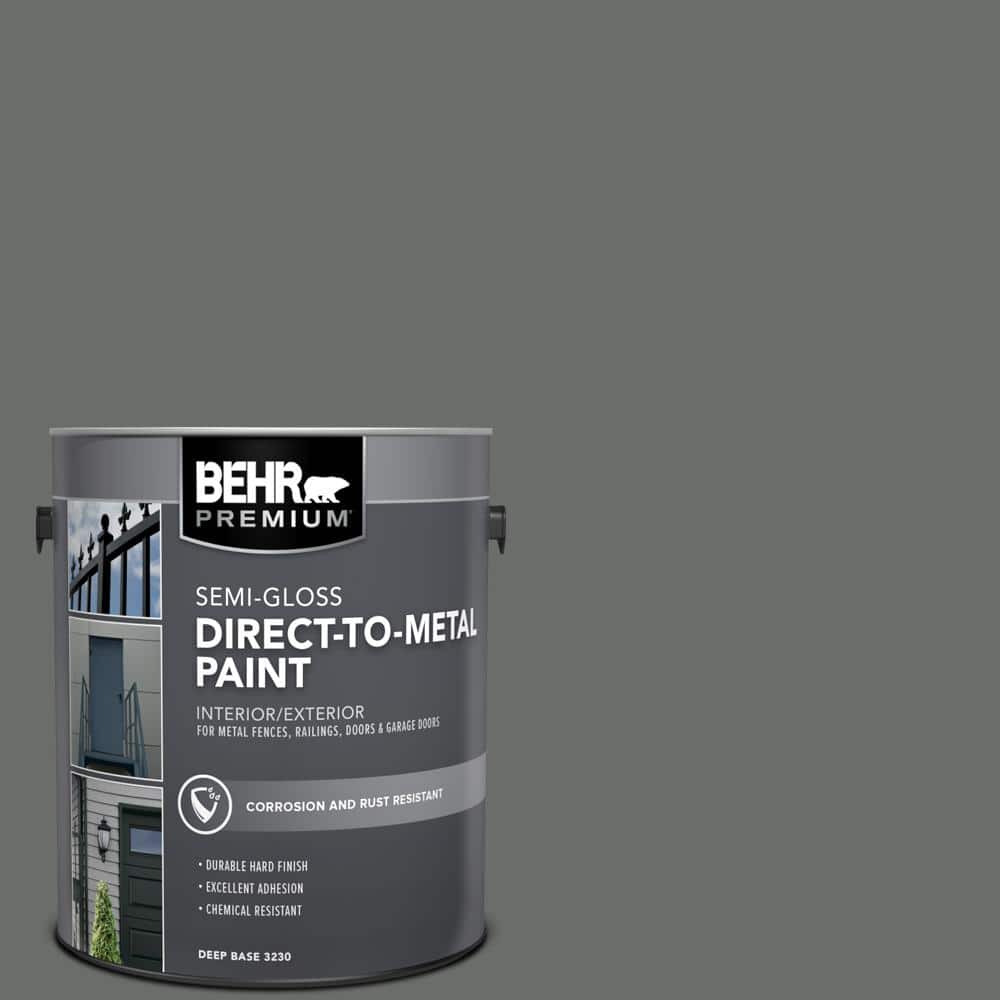 BEHR PREMIUM 1 gal. #PPU25-03 Shadows Semi-Gloss Direct to Metal ...