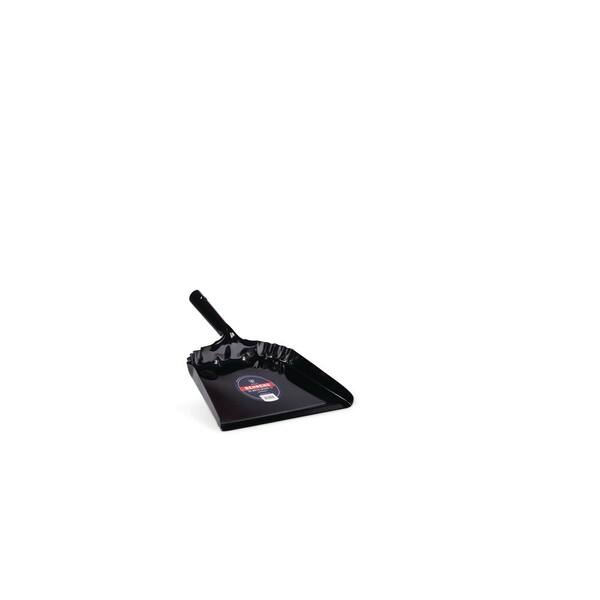Behrens Black Painted Steel Dust Pan BS810 - The Home Depot