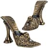 Design Toscano Skull Slipper Gothic Girly Girl Catchall Bronze ...