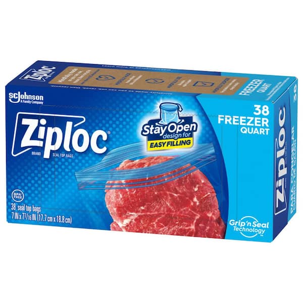 Quart ziploc bags store